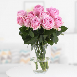 Order 10 Pink Roses | Online with blumenshop.com